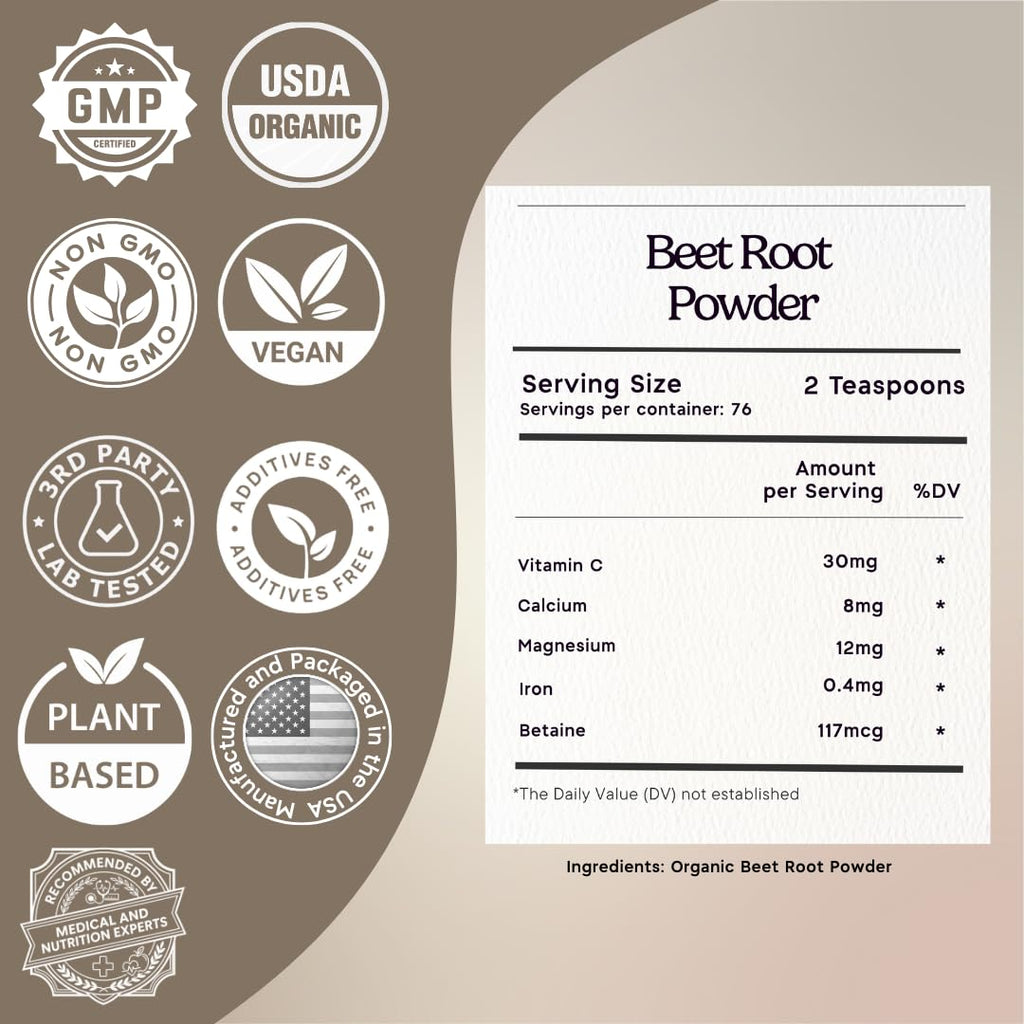 nutritious beet root powder for baking