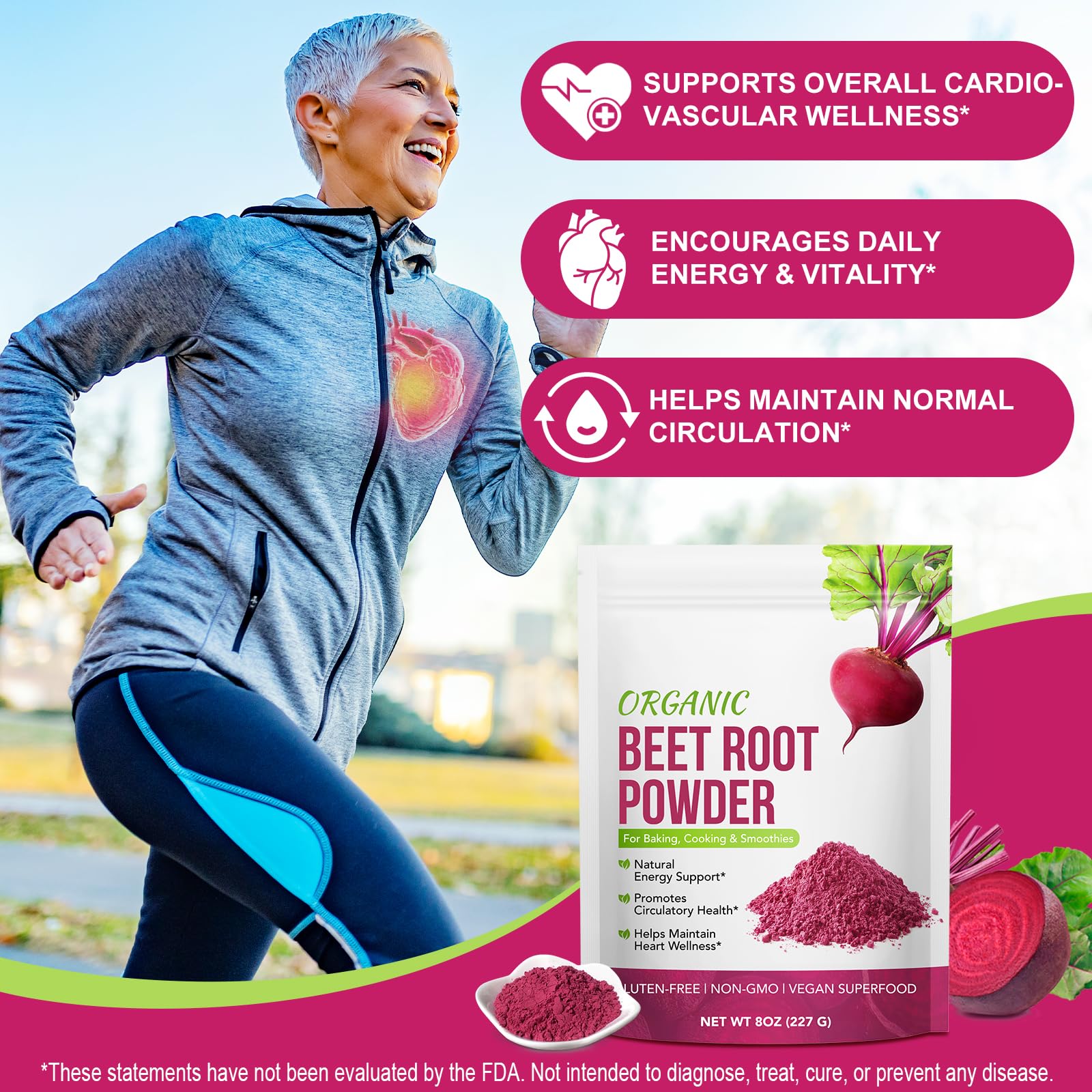 nutritious beet root powder for daily wellness