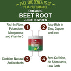 nutritious beet root powder for energy