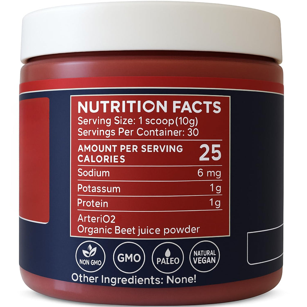 nutritious beet root powder supplement