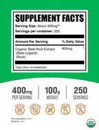 nutritious beet root powder supplement