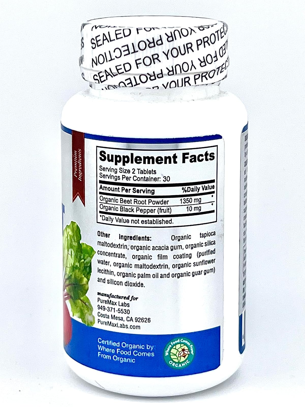 nutritious beet root powder tablets