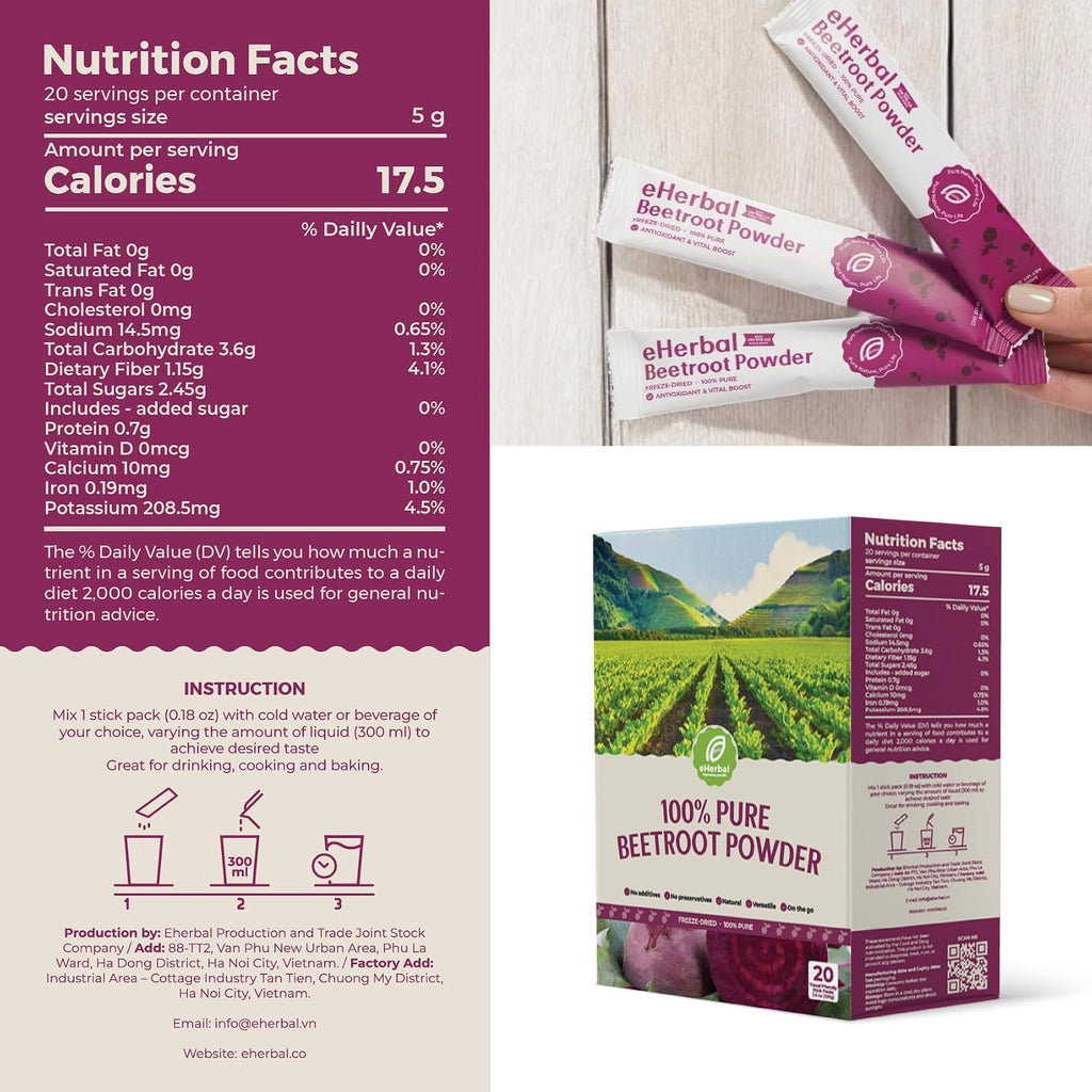 nutritious beet root superfood mix