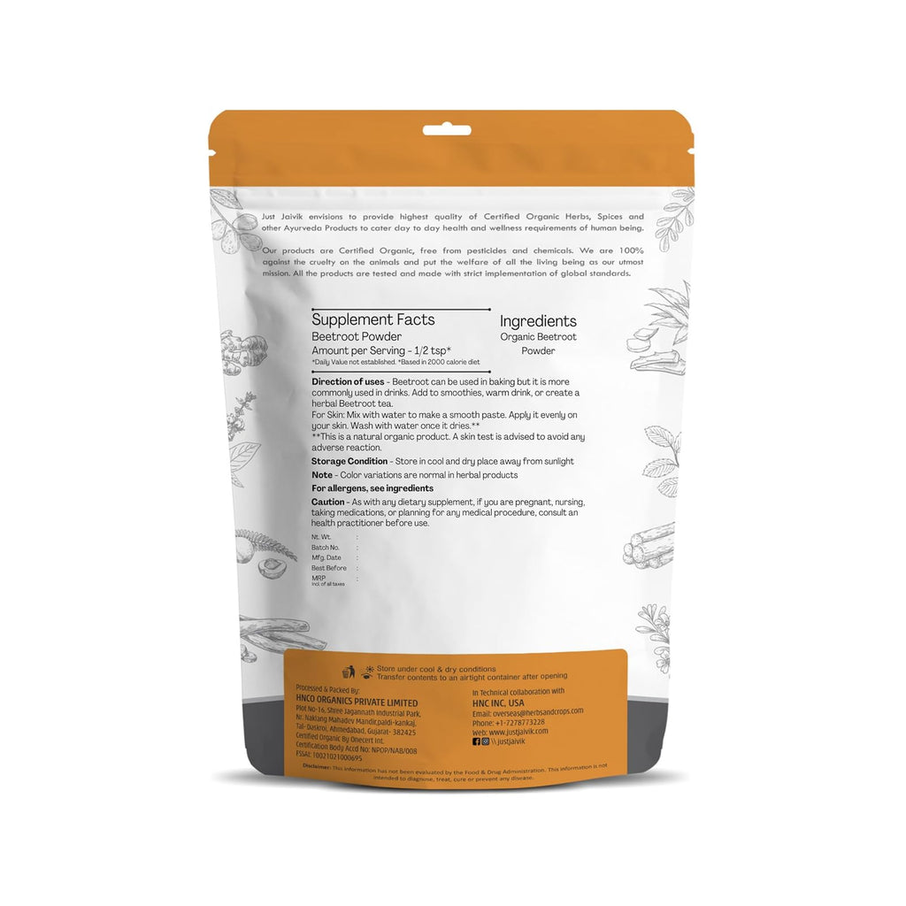 nutritious beetroot powder for energy
