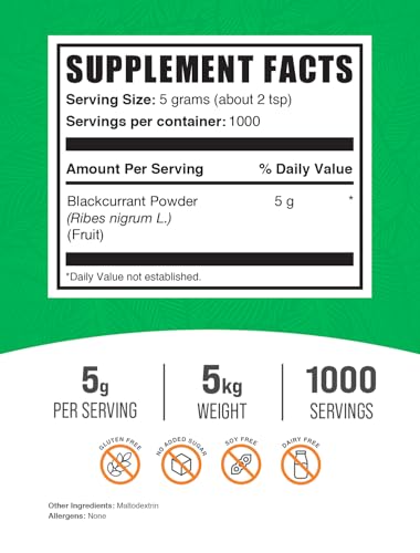 nutritious blackcurrant powder for wellness