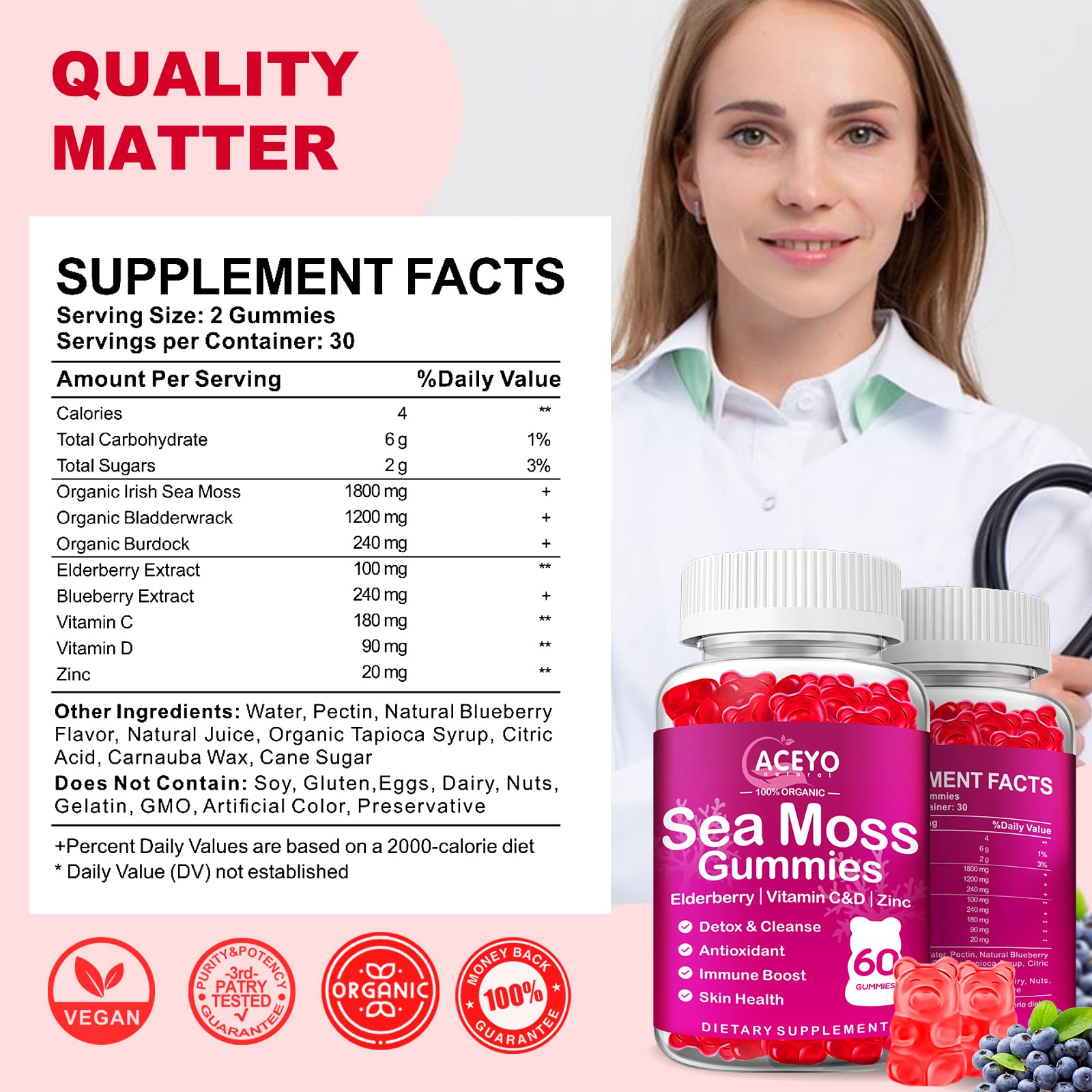 nutritious blended supplements for energy