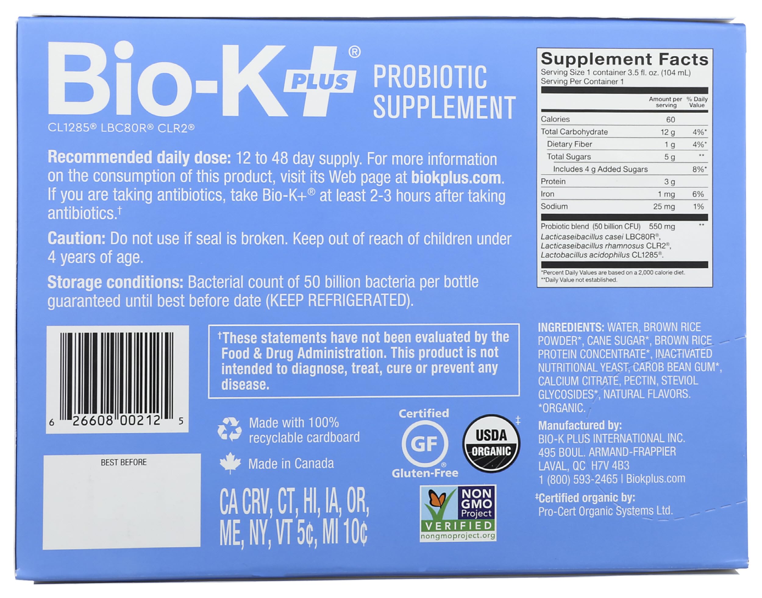 nutritious blended vitamin supplements