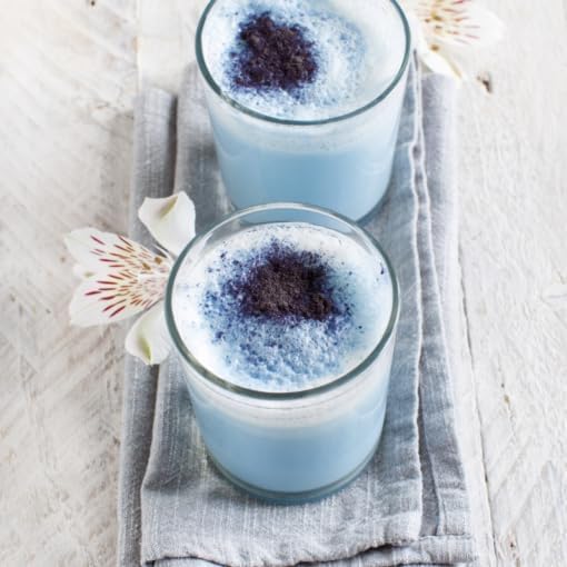 nutritious blue matcha tea blend