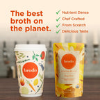 nutritious bone broth with ginger