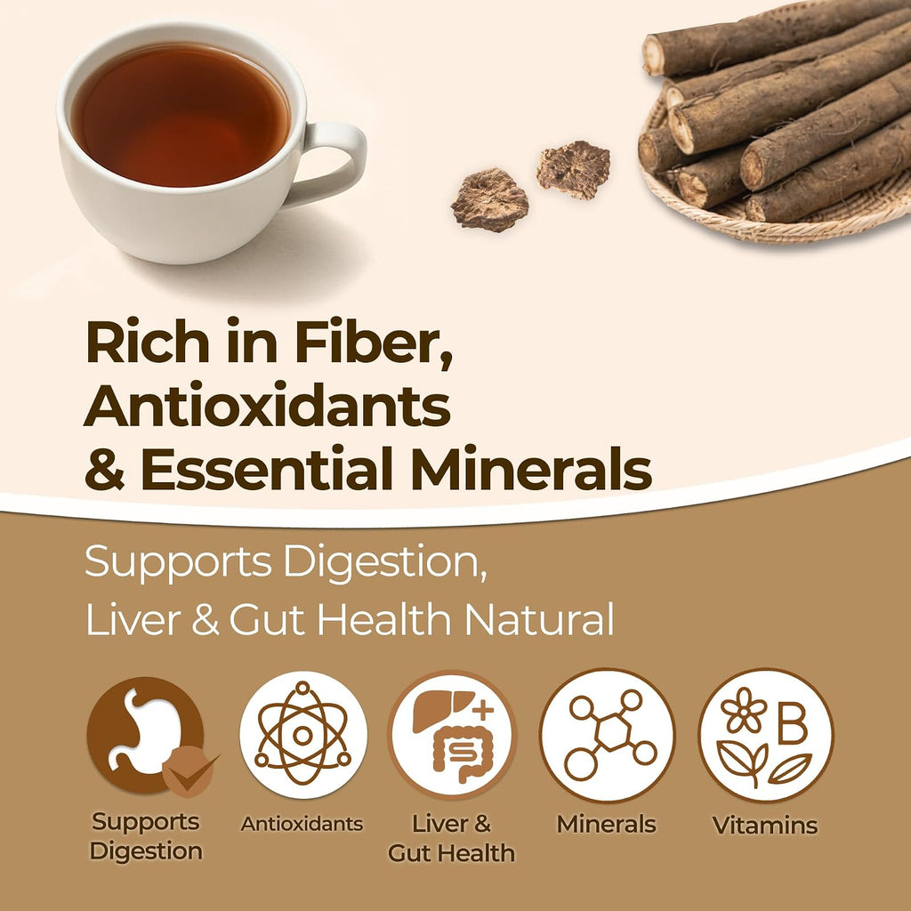 nutritious burdock root beverage