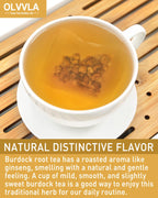 nutritious burdock root herbal infusion