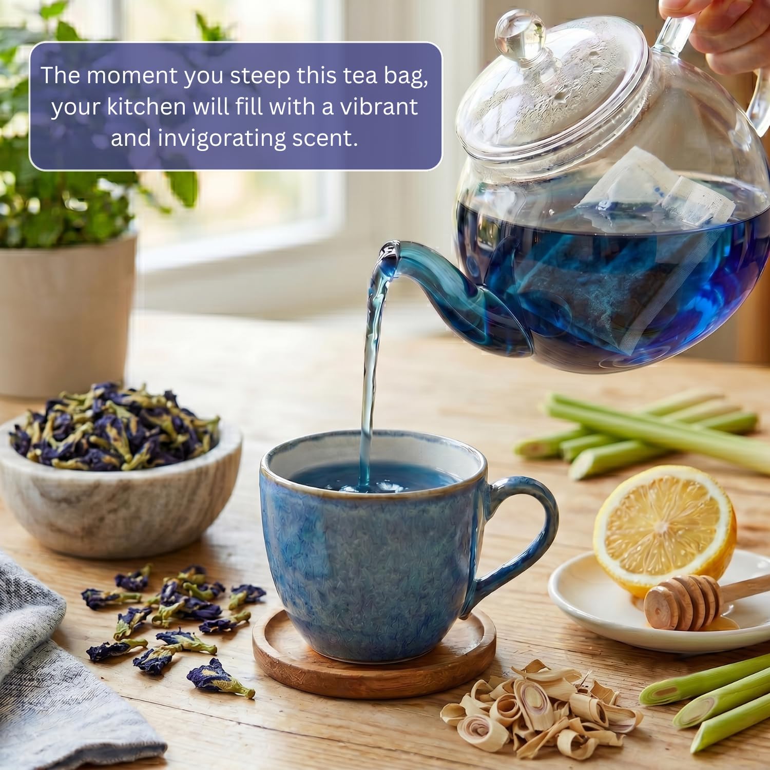nutritious butterfly pea tea for wellness