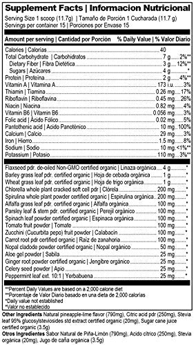 nutritious cactus and vegetable blend