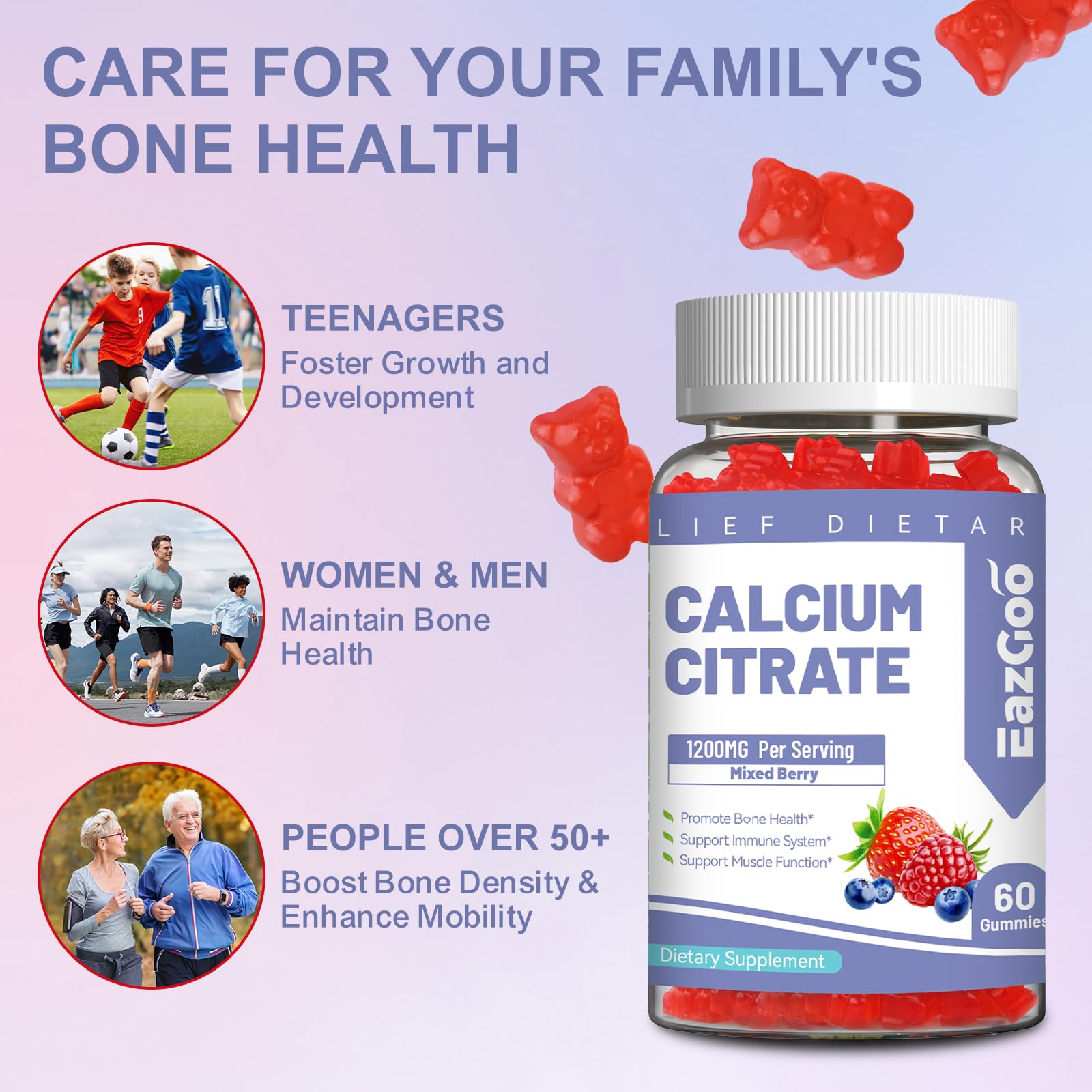 nutritious calcium citrate for adults