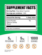 nutritious carrot powder for baking