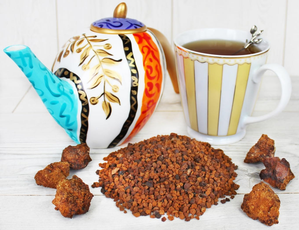 Nutritious Chaga tea for energy