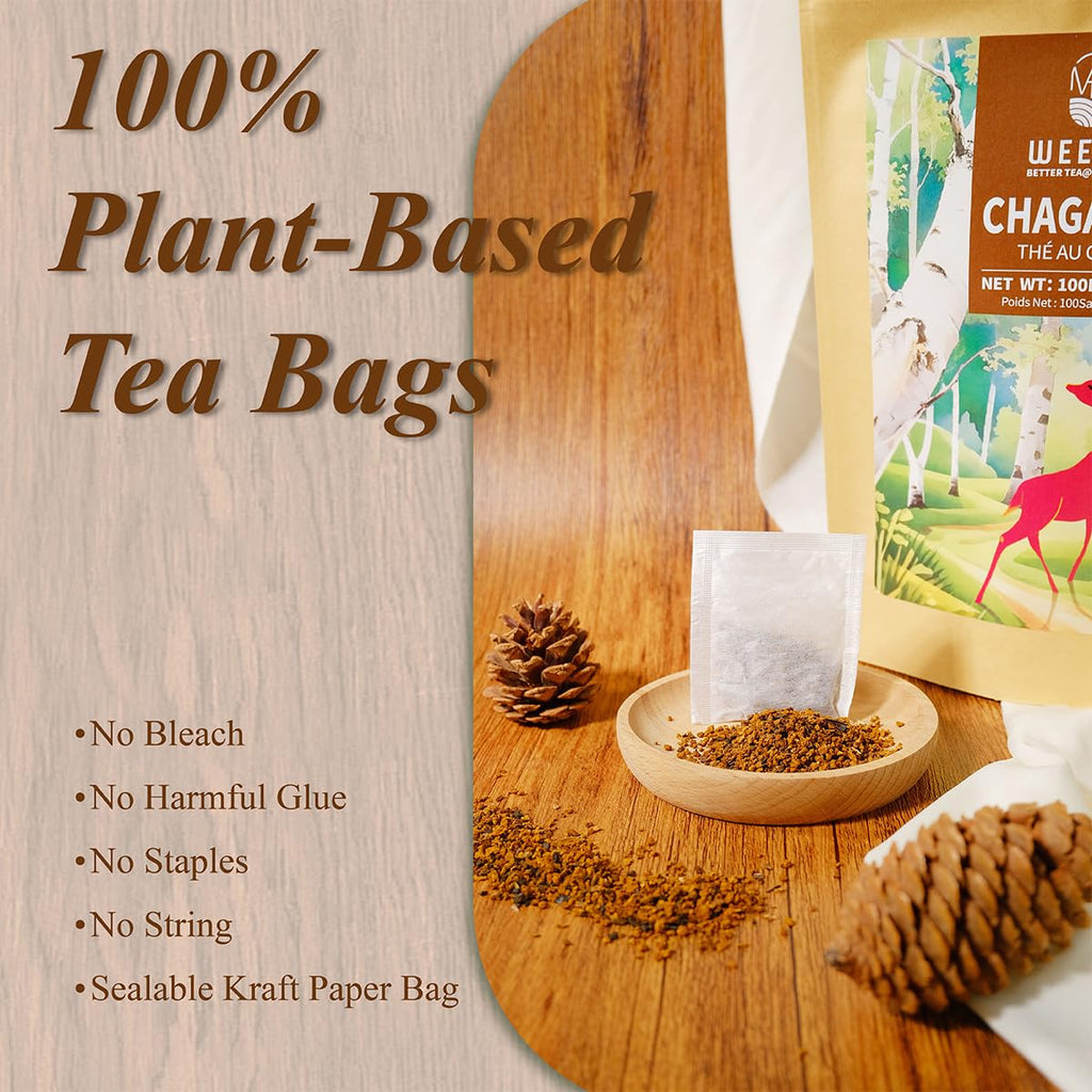 nutritious chaga tea for immune support