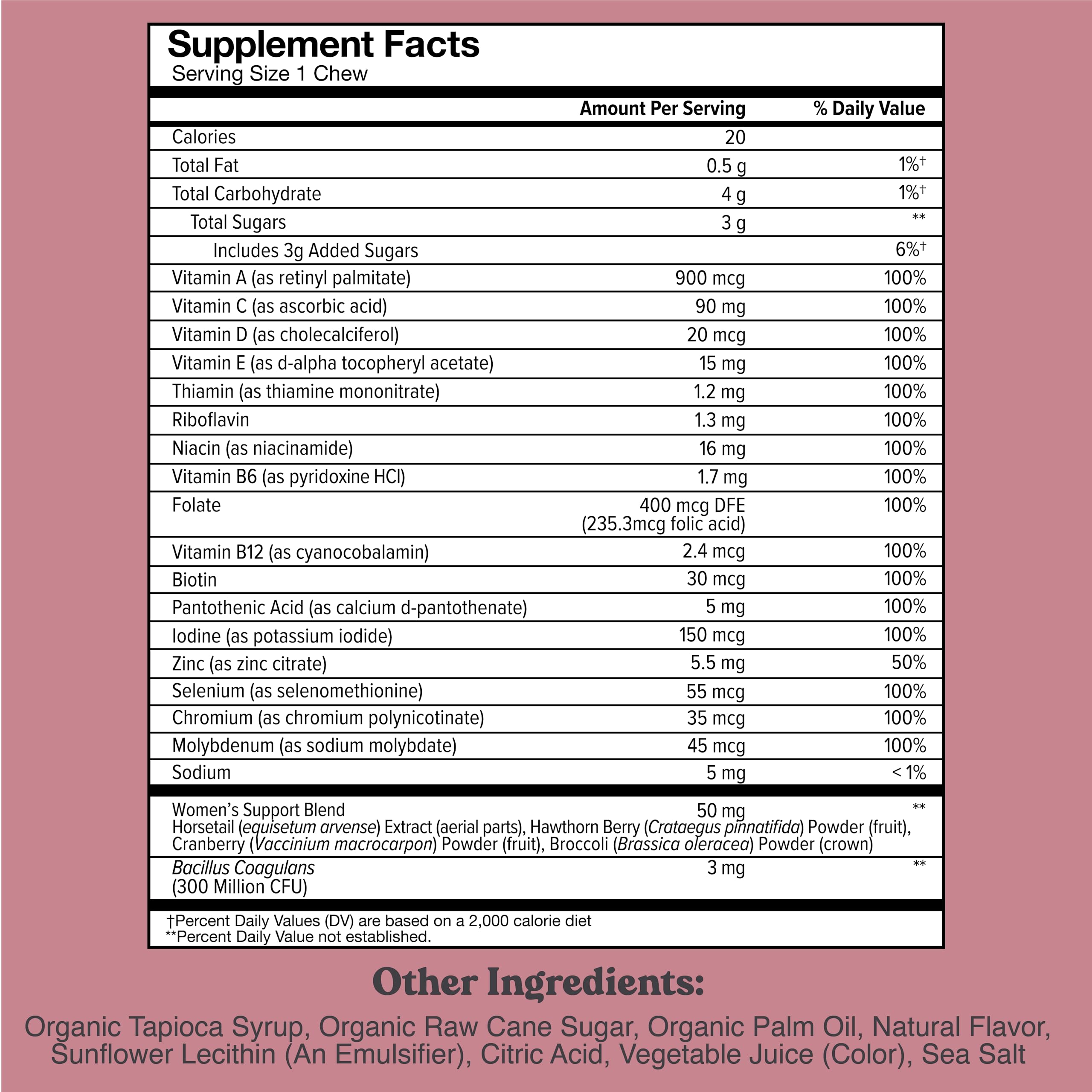 nutritious chewable vitamins for daily health