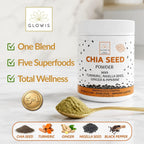 Nutritious chia seed powder for baking
