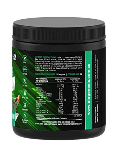 nutritious chlorella supplement for energy