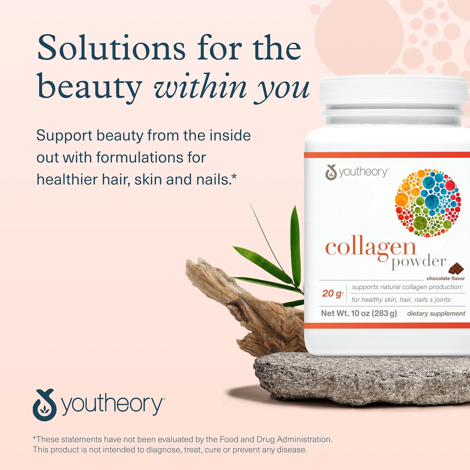 nutritious chocolate collagen drink mix