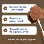 nutritious chocolate collagen drink mix