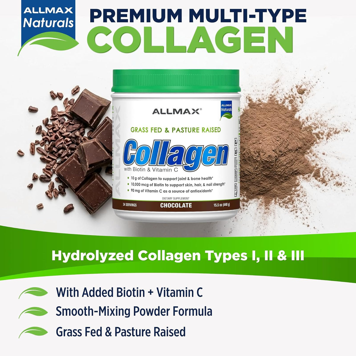 nutritious chocolate collagen supplement