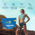 nutritious chocolate protein supplement