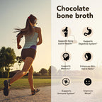 Nutritious cocoa bone broth blend