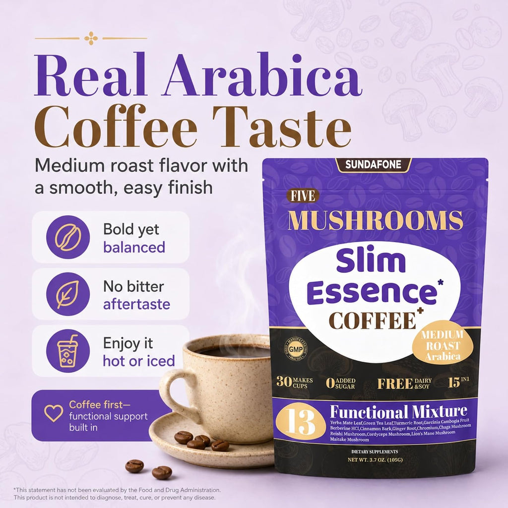 nutritious coffee alternative with mushrooms