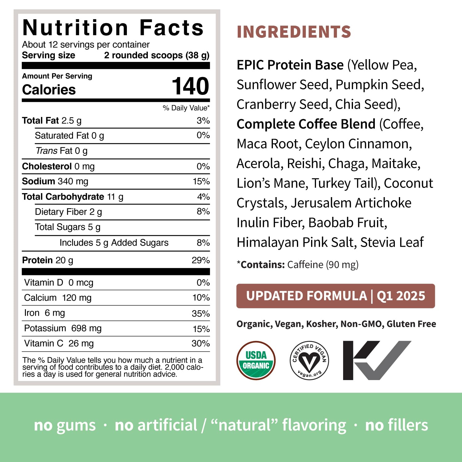 nutritious coffee for active lifestyle