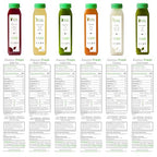 nutritious cold pressed juice selection