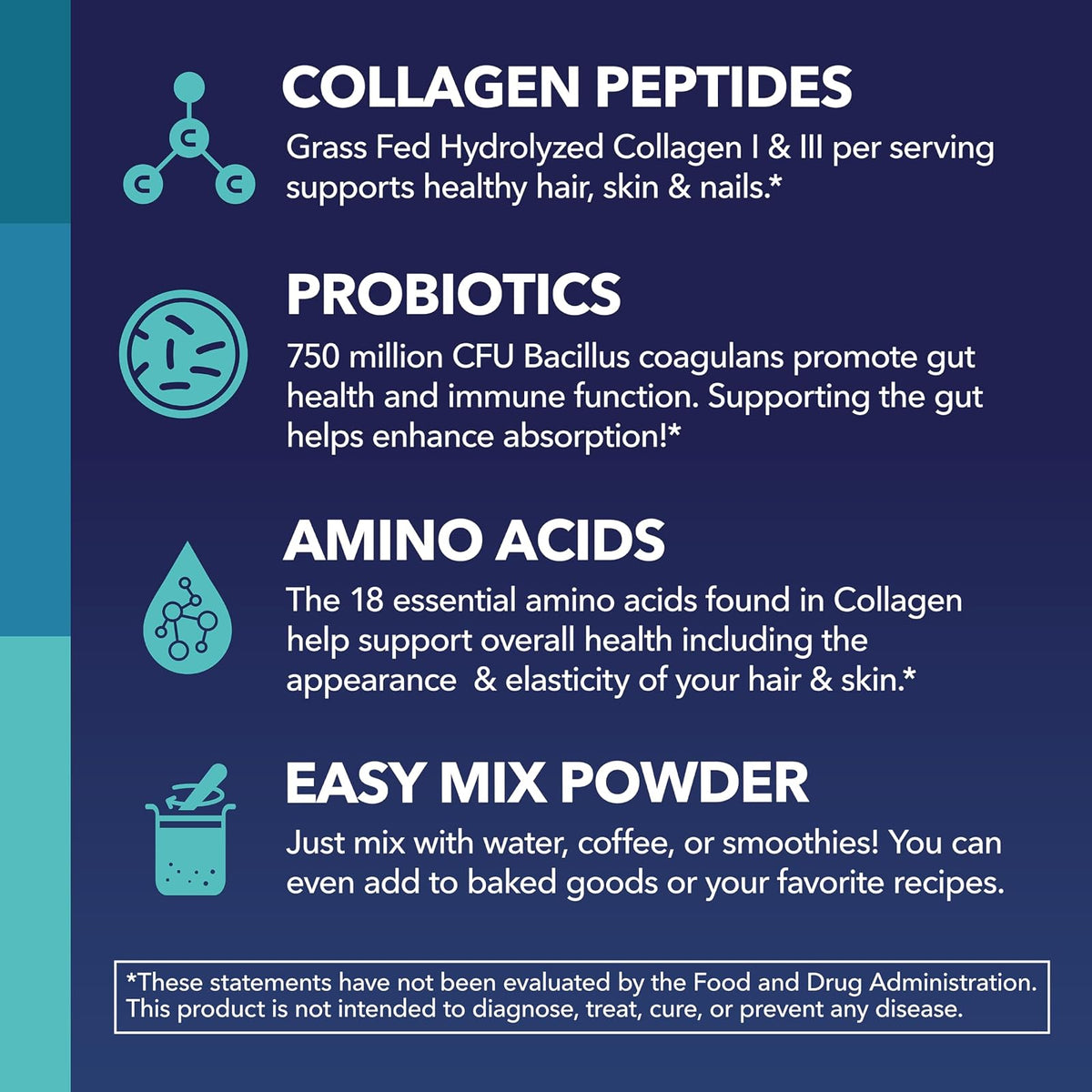 nutritious collagen powder supplement