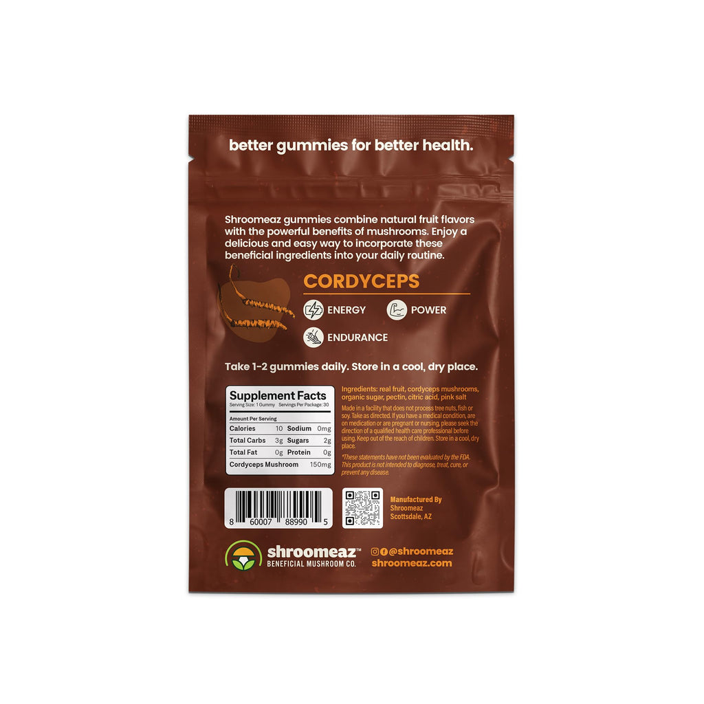 Nutritious Cordyceps mushroom gummies