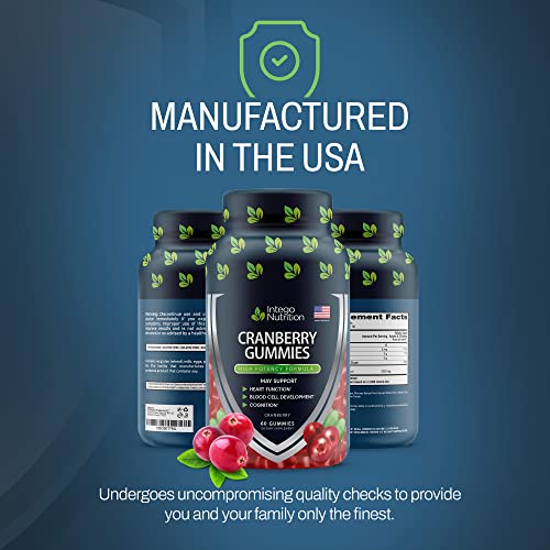 Nutritious cranberry gummies for active lifestyles