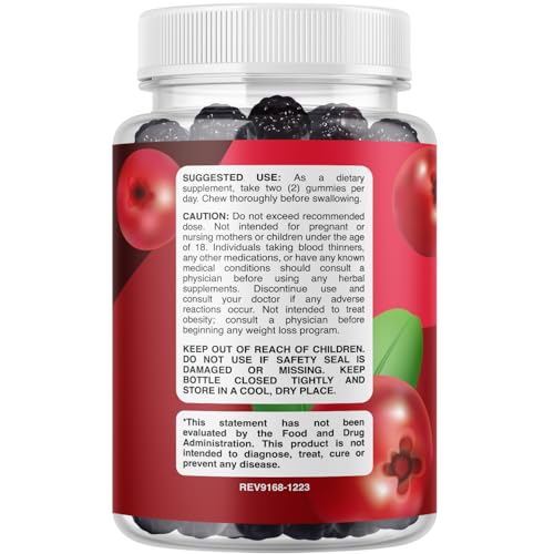 nutritious cranberry gummies for energy