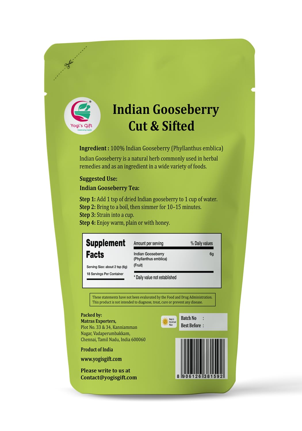nutritious cut and sifted amla