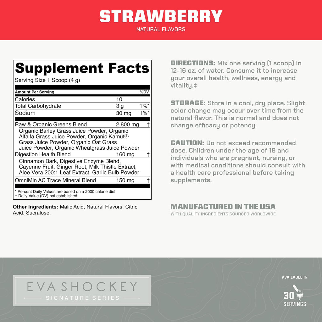 nutritious daily greens for energy