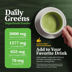 nutritious daily greens supplement powder