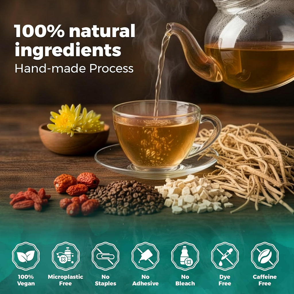 nutritious dandelion wolfberry tea blend