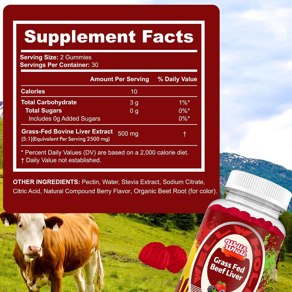nutritious desiccated liver supplement for children
