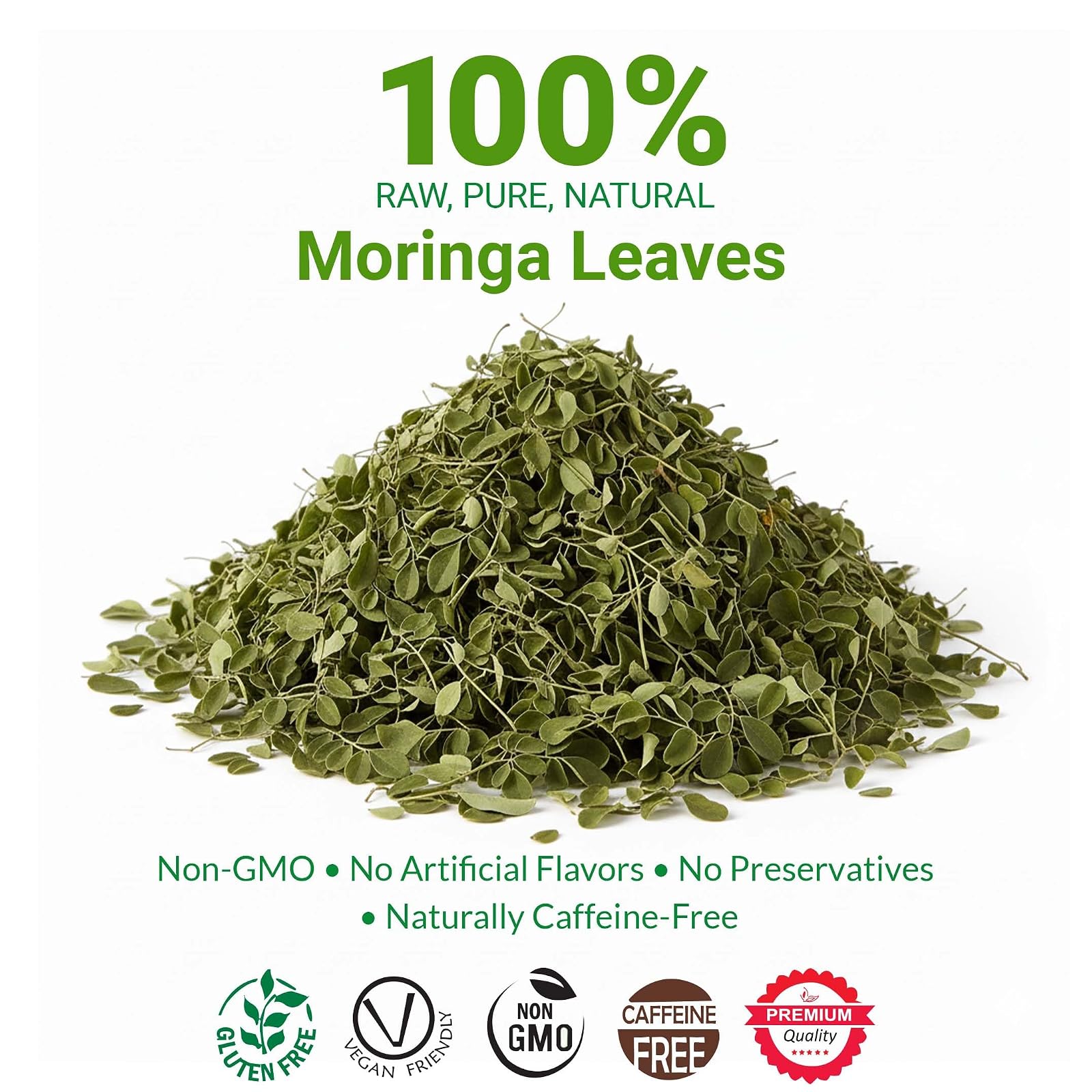 nutritious dried Moringa leaf infusion