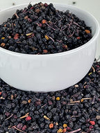 nutritious elderberries for herbal tea