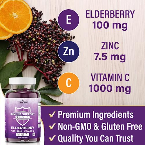nutritious elderberry gummies for adults