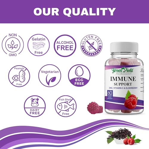 Nutritious elderberry gummies for adults
