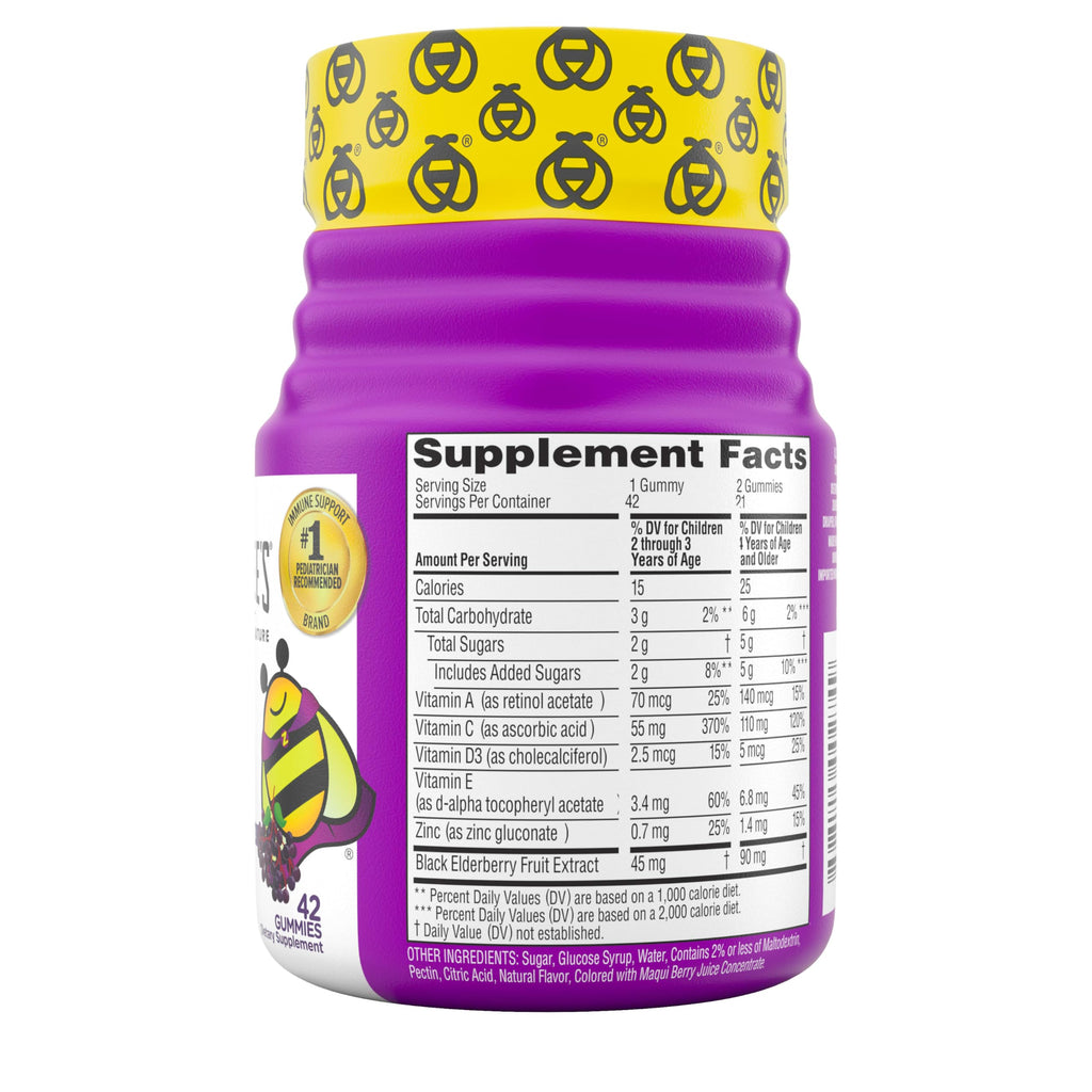 nutritious elderberry gummies for children
