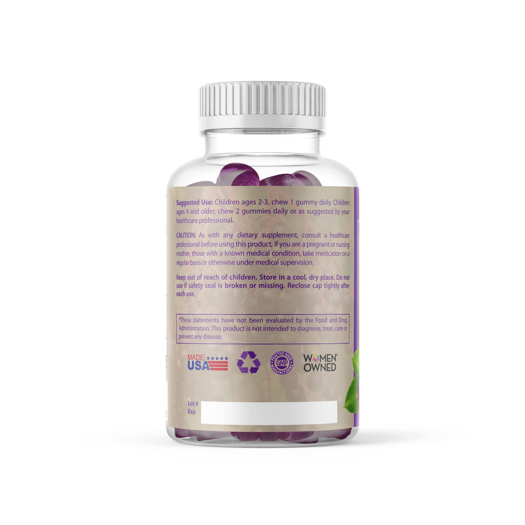 nutritious elderberry gummies for children