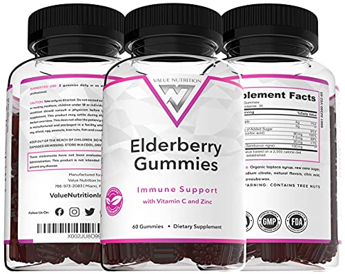 nutritious elderberry gummies for energy