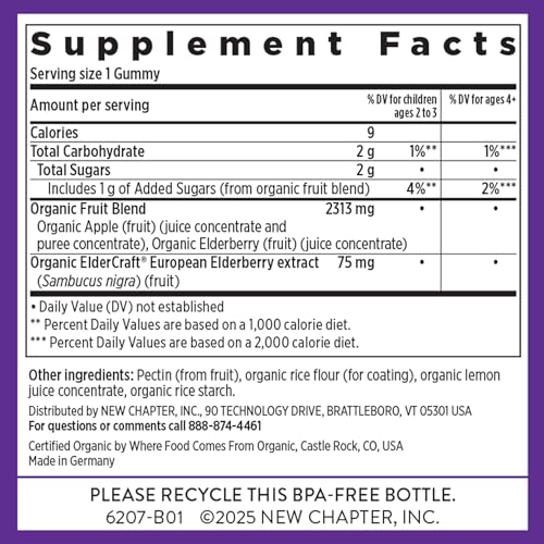 nutritious elderberry gummies for everyday health