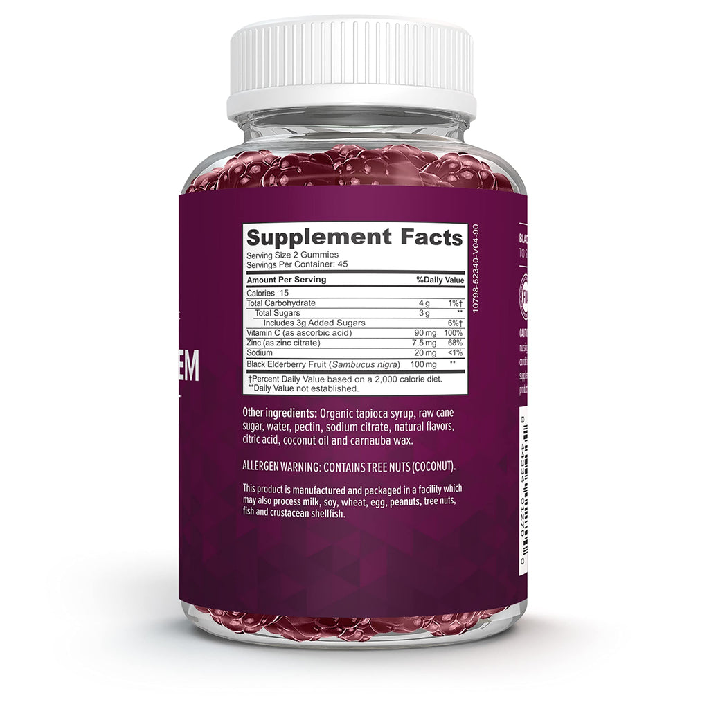nutritious elderberry gummies for everyday use